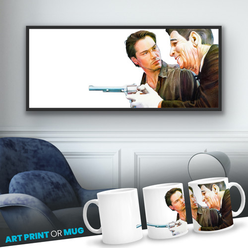 Point Break Keanu Reeves and Patrick Swayze Fan Art | 90's Action Movie ...