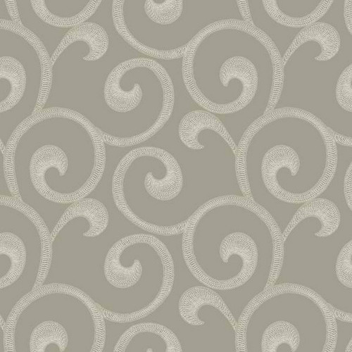 Hampton Scroll Wallpaper | Silver Brook Paints