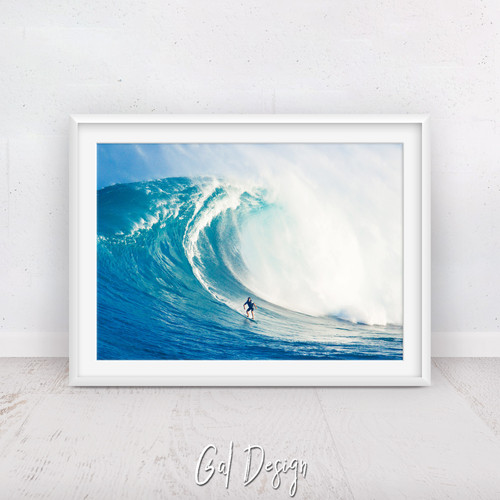 Wild Surf Art Print | Gal Design