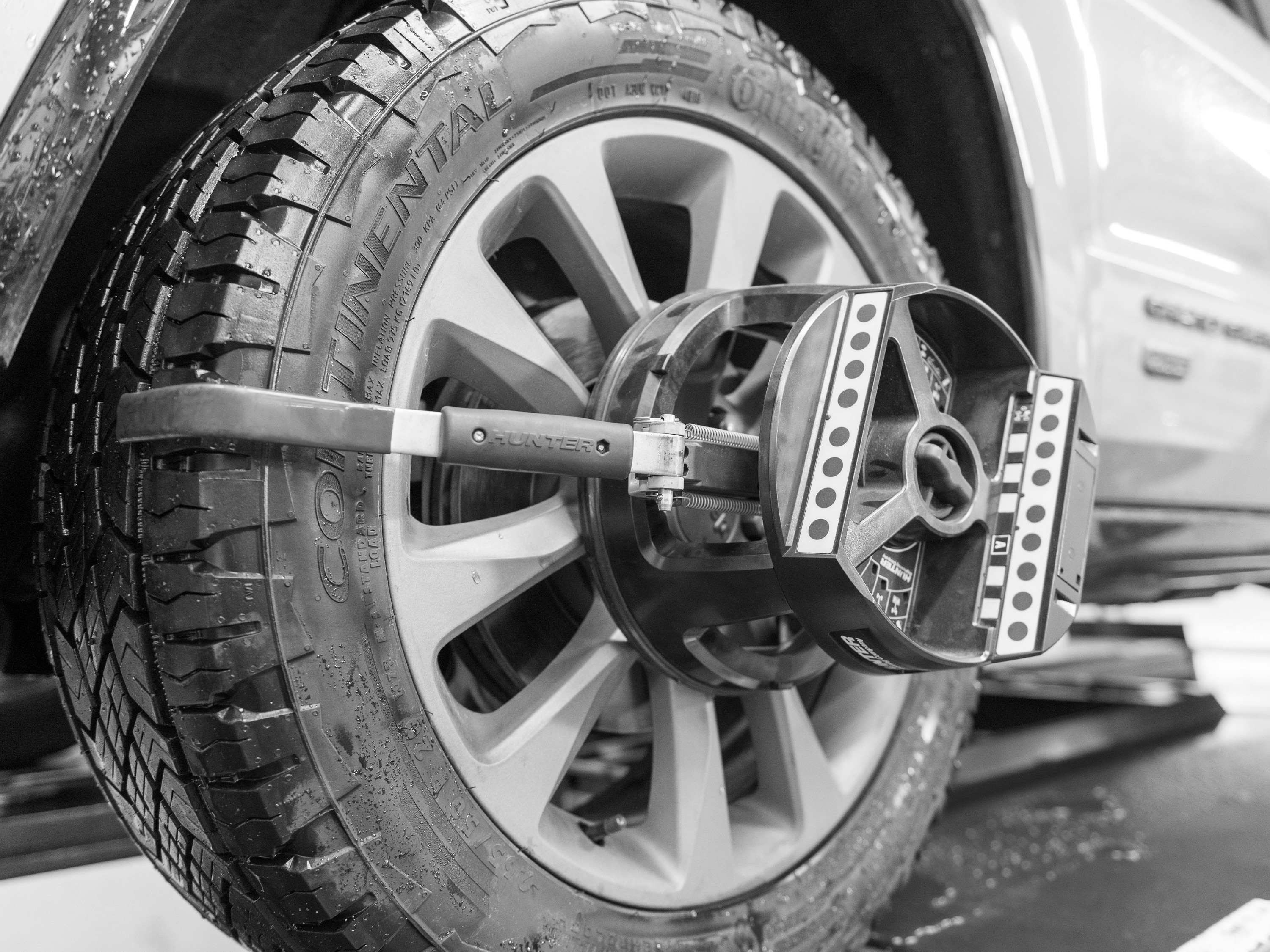 hunter wheel alignment system