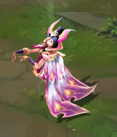 Prestige Brave Phoenix Xayah (with Prestige Rakan colors!)