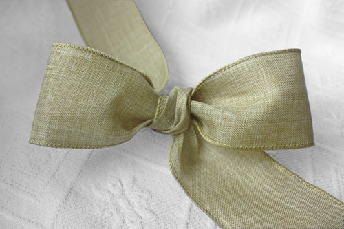 38mm & 63mm Wired Burlap Ribbon | The Ribbon Shop