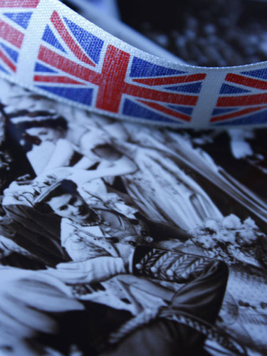 Vintage Union Jack Navy | The Ribbon Shop