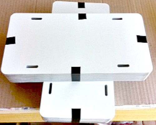 .040 6"x12" Gloss White / Gloss White Aluminum Sign Blanks. | Ohax ...