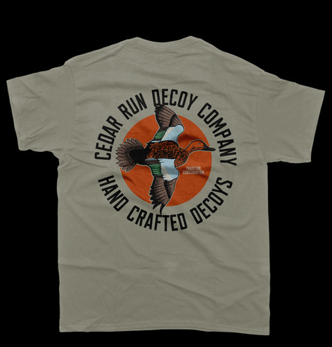 Cinnamon Teal T-shirt | Cedar Run Decoy Co.