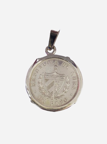 Traditional Cuban Coin Pendant - Authentic | Pepeyberta