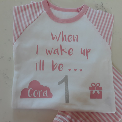 1st Birthday Pyjamas | The Crafty Mouse