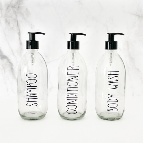 Clear 3 Bottle Combo | TheLittleLabelLady