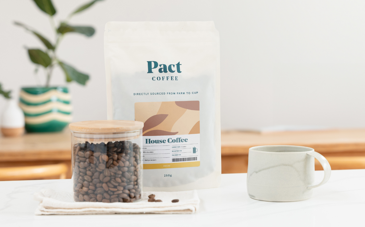 Pact Coffee new packaging funds ocean-bound plastic bottle collection ...