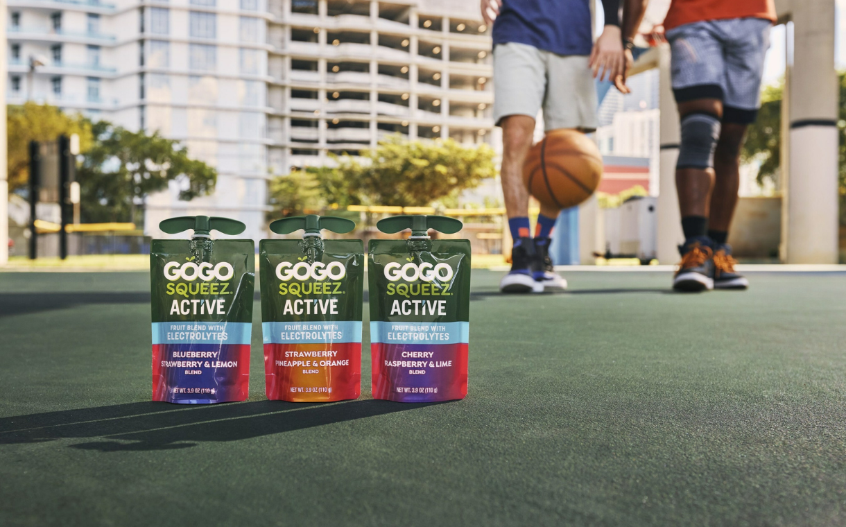 GoGo squeeZ launches functional snack pouches | FoodBev Media