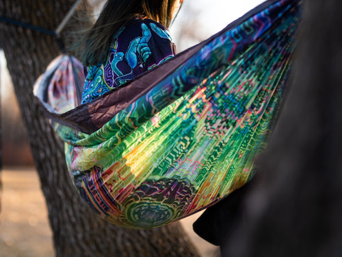 "Avalon" Hammock art by Jonathan Solter | Many Visions