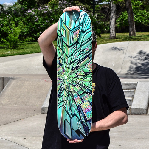 MV design skateboard by Sean Zenner | Many Visions