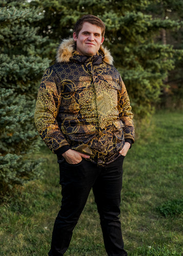 Parka Jacket -Yantra art | Many Visions