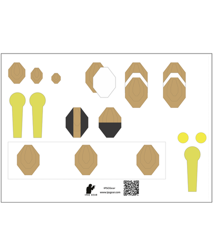 IPSC DryFire Target Array (Digital Download) | Ipsc Gear