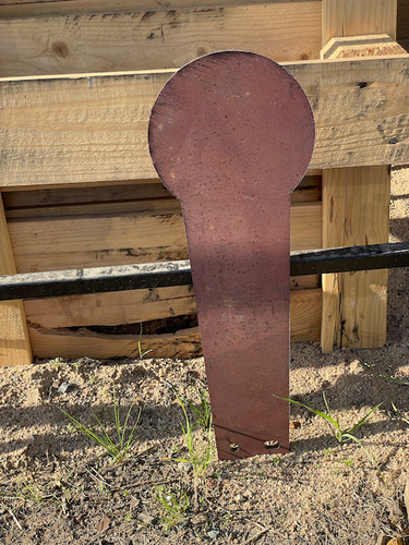 IPSC Full Size Steel Popper With Bolt Holes | Ipsc Gear