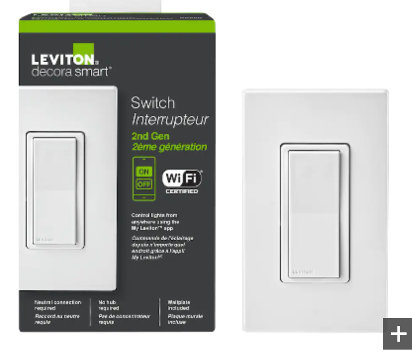 Our Favorite Smart Light Switch --> Leviton WiFi Switches