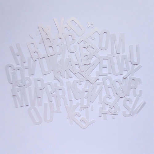 Iridescent Cardstock Alphabet Set | Crafty Templates