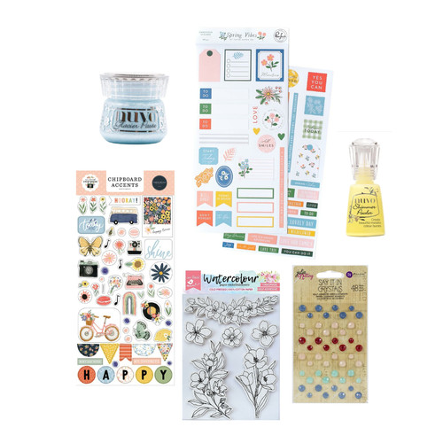 March/April 2023 Quirky Kit Embellishment Kit | Crafty Templates