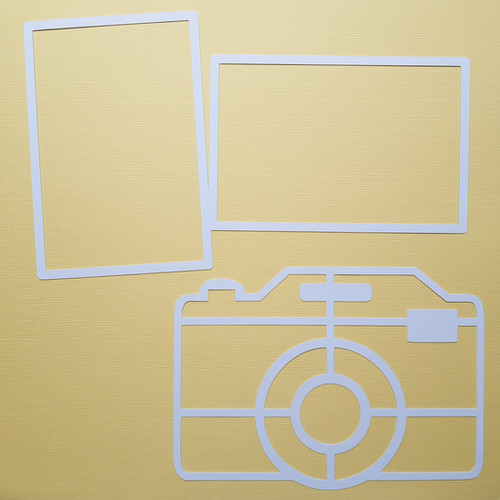 Camera and Frames Cut Out | Crafty Templates