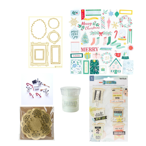 November/December 2022 Quirky Kit Embellishment Kit | Crafty Templates