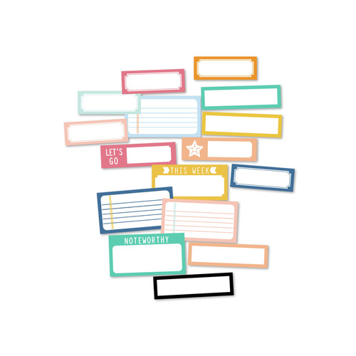 July/August Custom Card Journalling Labels Set | Crafty Templates