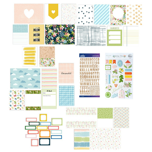 March/April 2023 Quirky Kit Custom Cards pocket scrapbooking kit ...