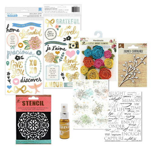 September/October 2022 Quirky Kit Embellishment Kit | Crafty Templates