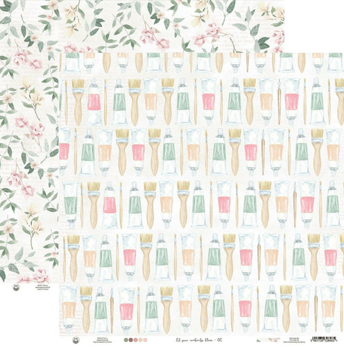 P13 Let Your Creativity Bloom #06 paper sheet | Crafty Templates