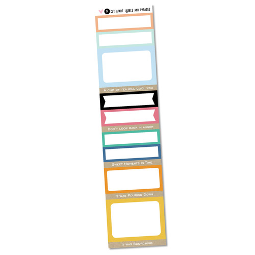 July/August 2025 Lite kit cut apart labels | Crafty Templates