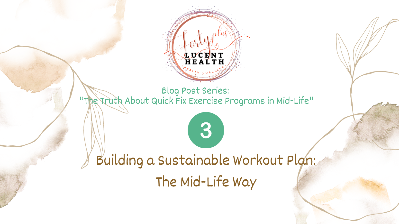 Create a Customized Workout Plan for Long-Term Health Goals