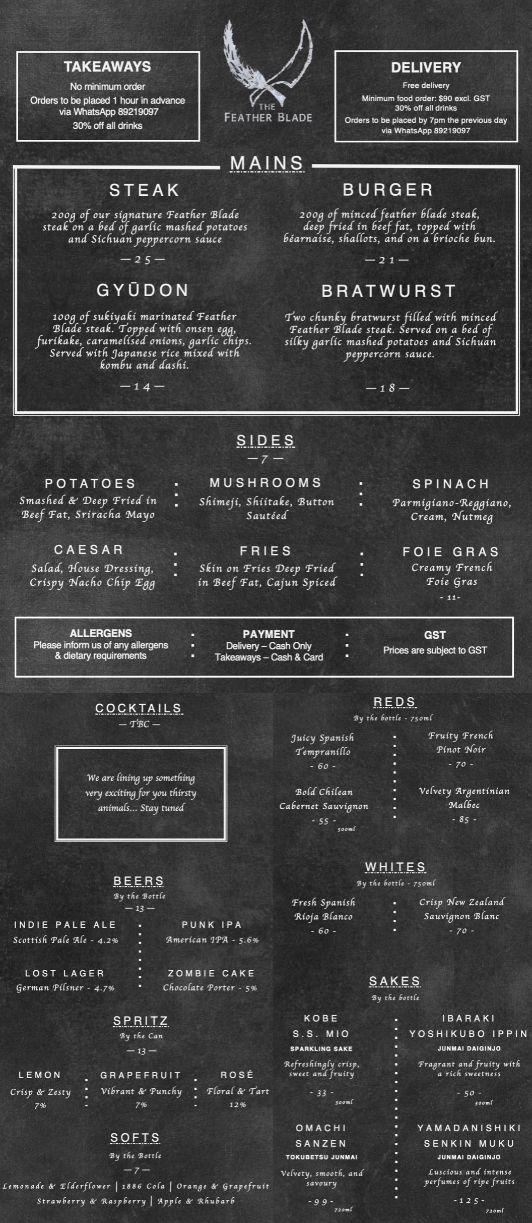 The Feather Blade | Steak | Singapore