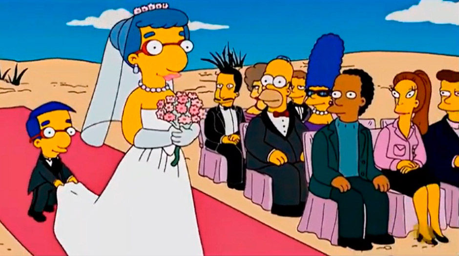 Bodas en serie: "Los Simpson"