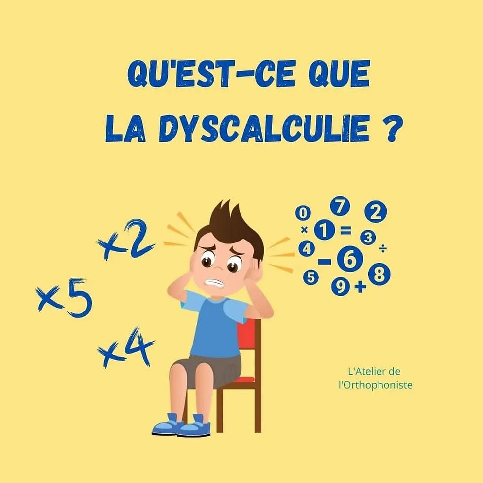 Qu’est-ce que la dyscalculie