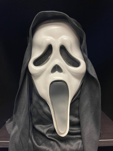 SCREAM – GHOSTFACE MASK (CLASSIC VARIANT) WITH SHROUD | timebombtoys