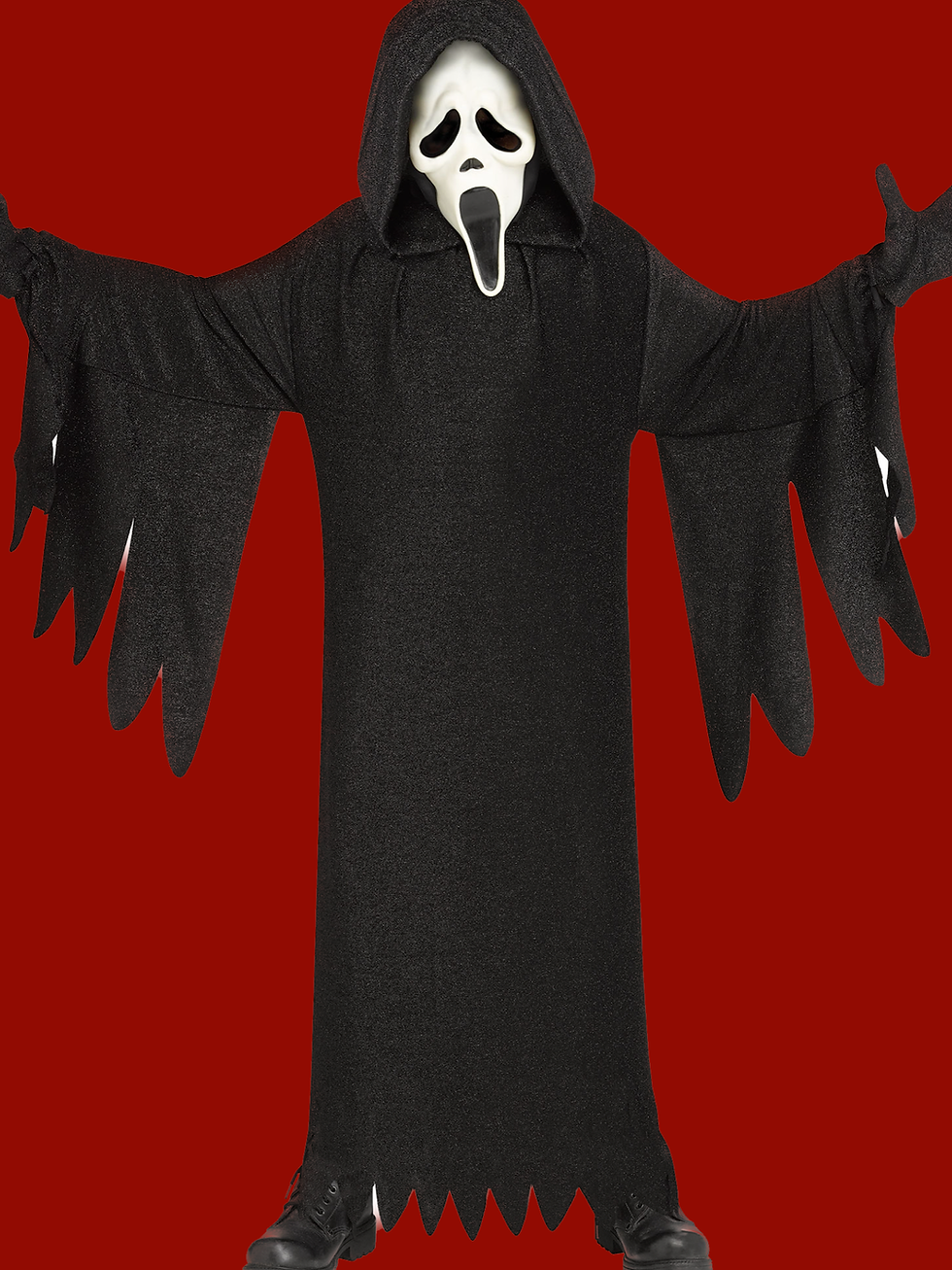 SCREAM – GHOSTFACE 25TH ANNIVERSARY COSTUME (MASK, HOODED ROBE, GLOVES ...