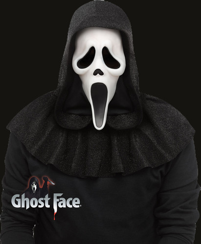 SCREAM – DELUXE GHOSTFACE 25TH ANNIVERSARY MOVIE MASK | timebombtoys