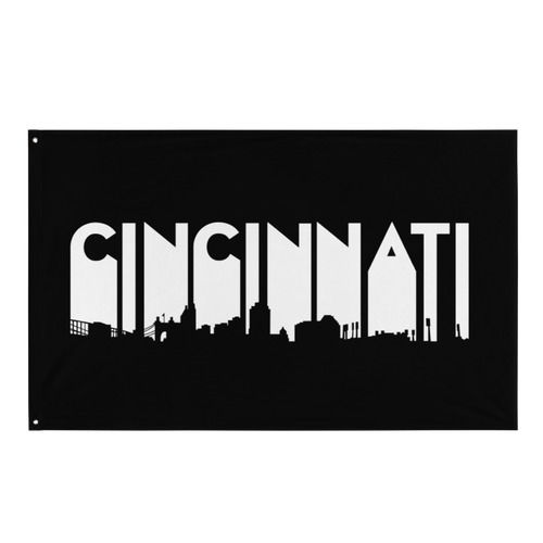 Cincinnati Skyline Flag | Rep My City USA