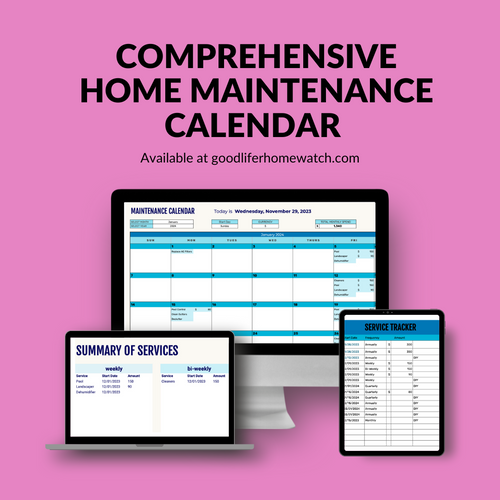 Comprehensive Home Maintenance Calendar | Good Life