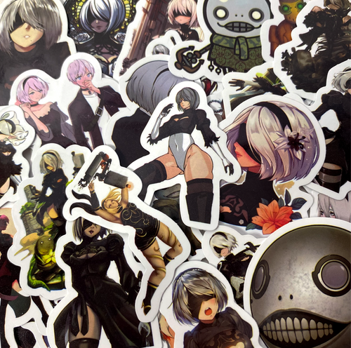 100pc 1.5" Nier: Automata Sticker Bomb Pack | Miscgoodies