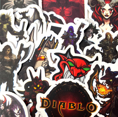 100pc 1.5" Diablo Sticker Bomb Pack | Miscgoodies