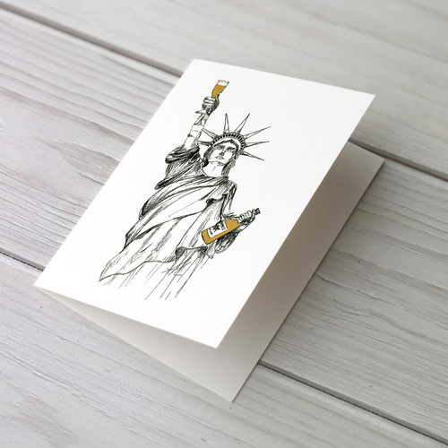 Liberty Greeting Card | ArtAliOriginal