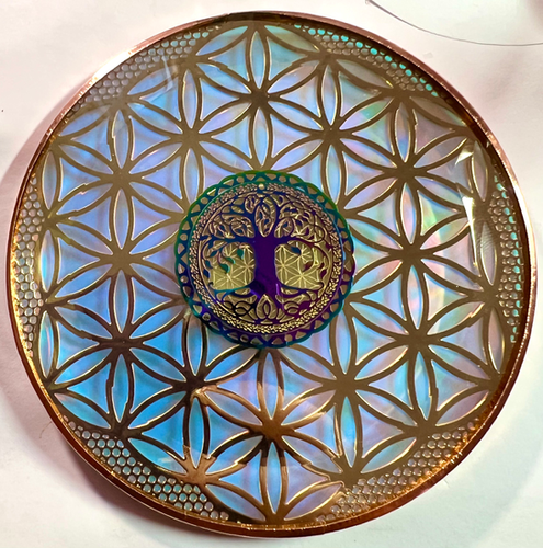 3”18kt Gold FOL with Tree 🌳 of Life MWO | Cosmic Healing