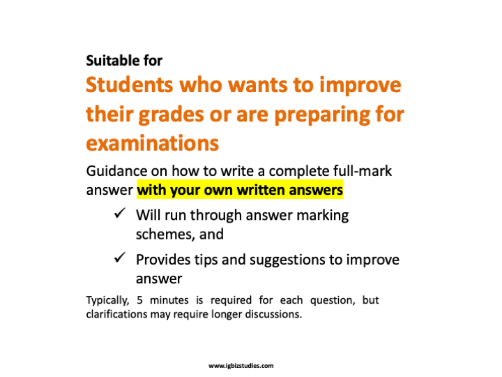 Answer Grading Tutorial (1-to-1) | IGBizStudies