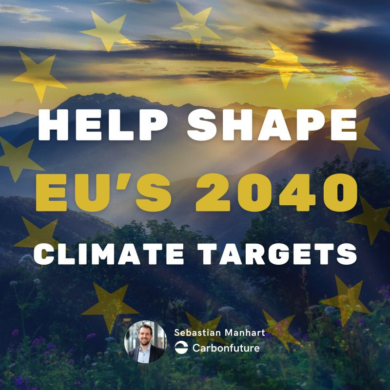 💚 Help shape Europe’s 2040 climate targets 💚