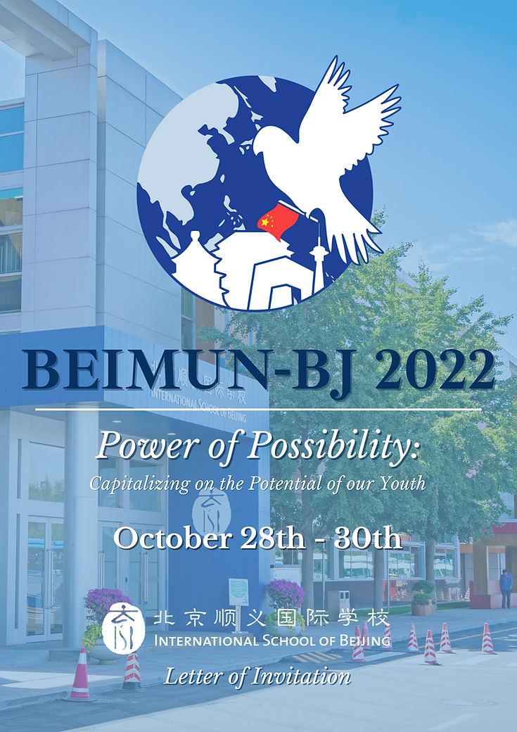 Official Invitation Letter | BEIMUN Beijing | BEIMUN