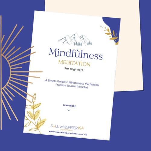 Mindfulness Meditation for beginners Printable PDF | Soul Whisperer Kate