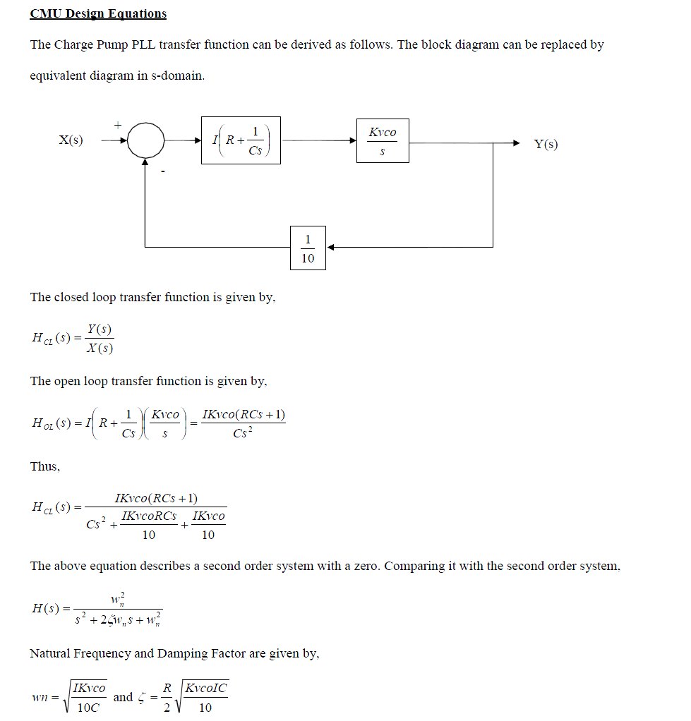 Clock Multiplier Unit (PLL) | prashant