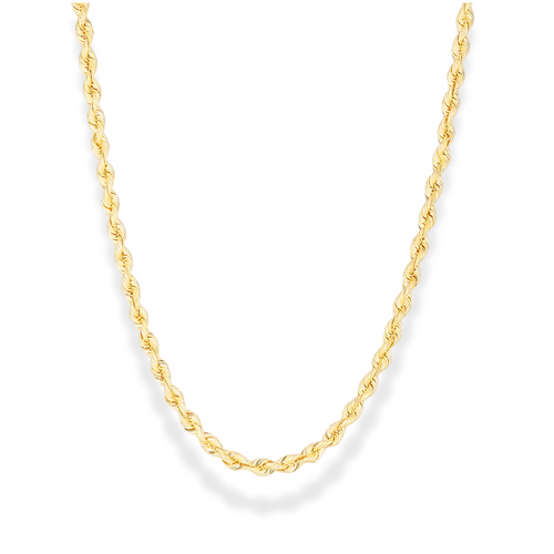 14K Gold Silk Rope Chain | FIGORO