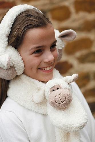 Sheep Scarf - Velcro strap - adjustable, suitable for all ages | Jomanda