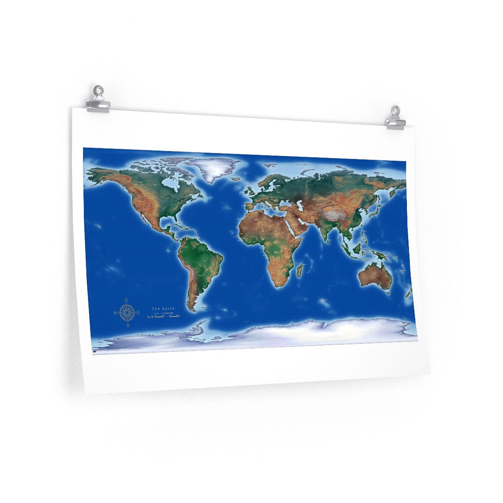 The Earth, Premium Map | Mr. Map